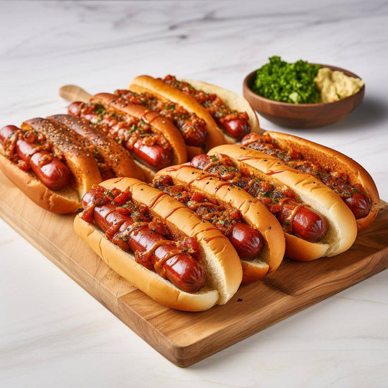 Buy Halal Beef Franks Hot Dogs [Pack of 7] Juicy & Certified
