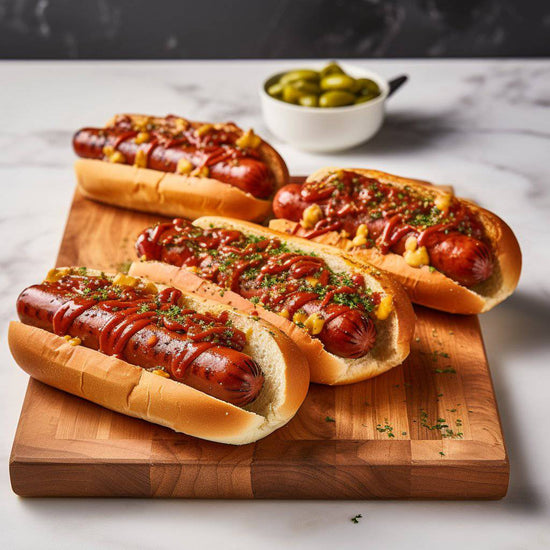 Buy Halal Beef Franks Hot Dogs [Pack of 7] Juicy & Certified