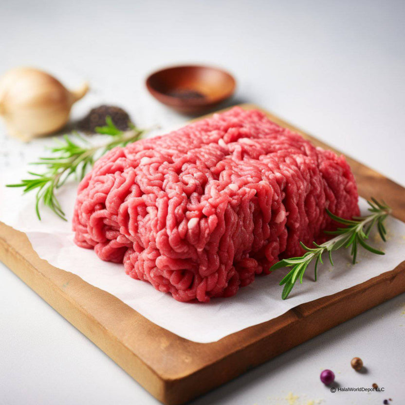 Halal Ground Beef 80/20 | Minimal Fat | Minced and Packed Fresh ...